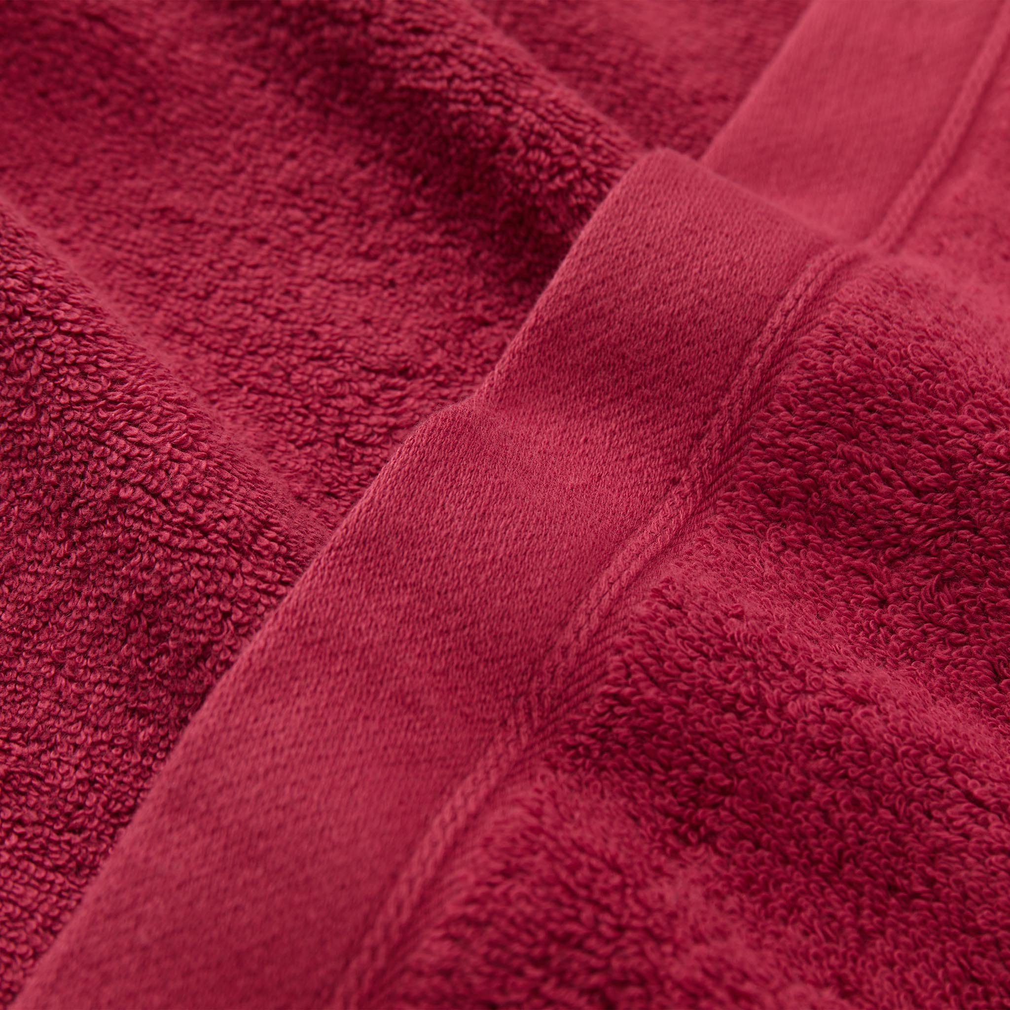 Faia Cotton Towel, Raspberry rose, 100% Organic cotton | URBANARA